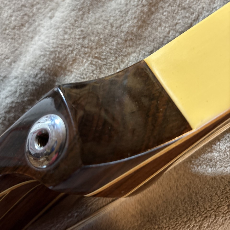 Vintage Hoyt Pro Medalists Recurve 62" Dark Wood | eBay