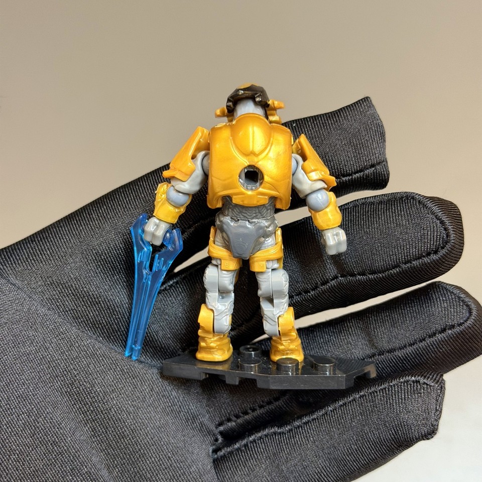 Rare Golden Elite Minor Halo Mega Bloks Construx Covenant Figure ...