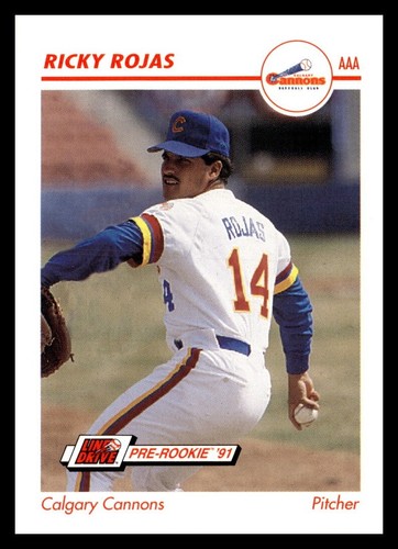 1991 Line Drive AAA #71 Ricky Rojas Calgary Cannons Baseball Card | eBay