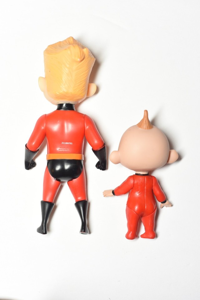 Disney Pixar Jakks Pacific Incredibles FLASH & Jack Jack Action Figures ...