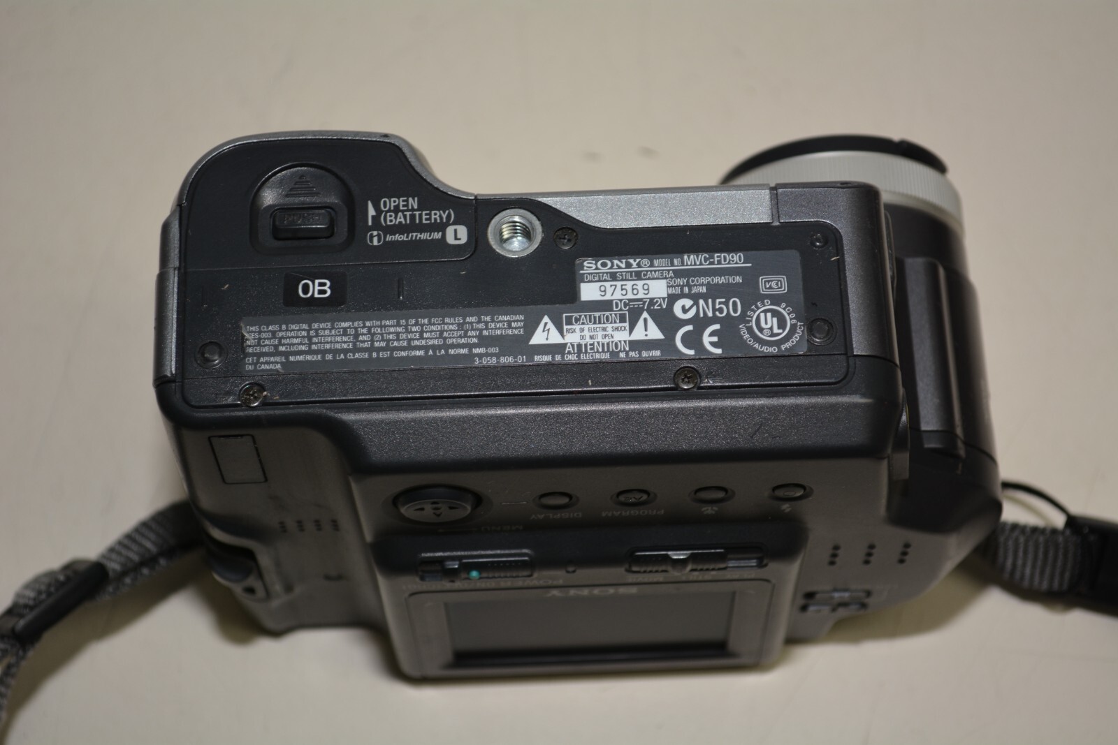 Sony Mavica MVC-FD90 1.6MP Digital Camera #W1417 27242570061 | eBay