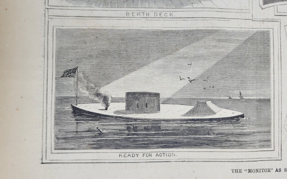 the Monitor - Interior and Exterior 1862 detailed look at the famous ...