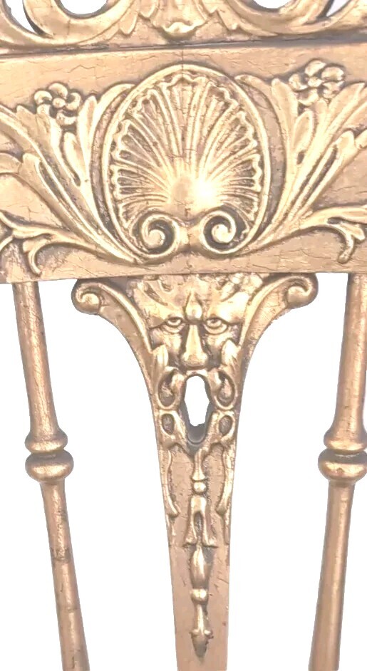 Antique 1850-1860s Gold Gilded French Opera Chair Neoclassical ...