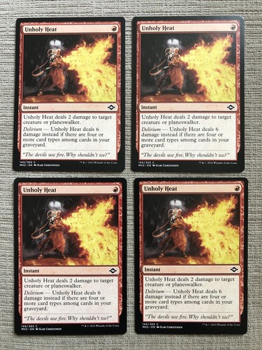 4x Unholy Heat - Modern Horizons 2 MTG NM/M | eBay