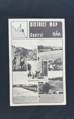 Vintage RAA South Australia District Map CENTRAL Caltex Advertising ...