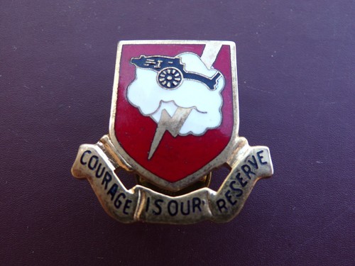 457th Airborne Artillery Regt Crest Military Badge Pin US Army FA Unit ...