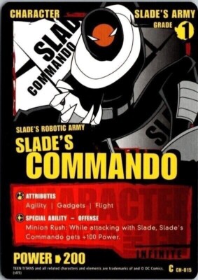 Slade’s Commando C Ch-015 Teen Titans TCG CCG | eBay