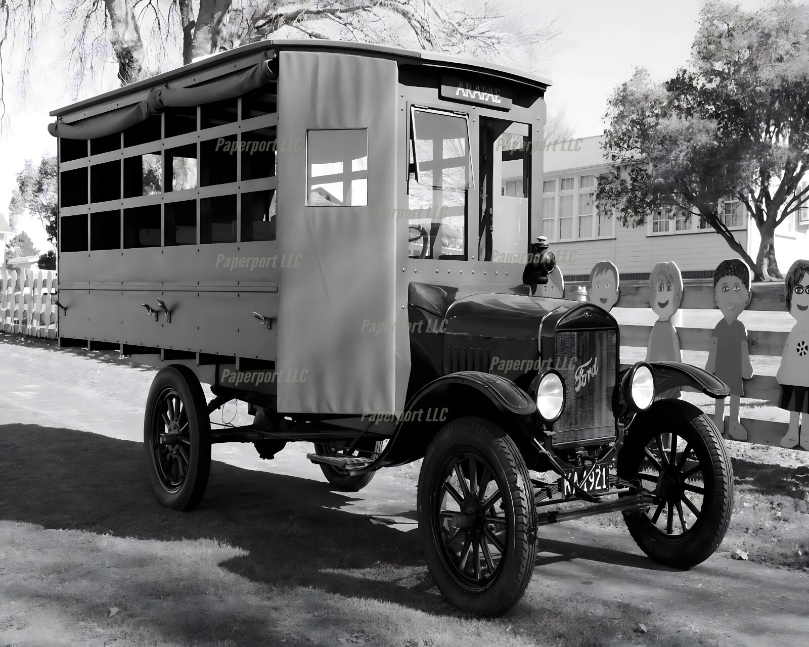 1900s School Bus 8x10 Photo | eBay