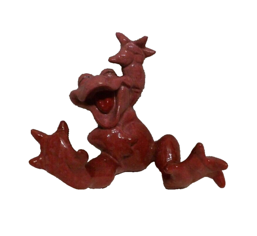 Kitty's Critters Pink ROTFL Laughing Frog Mo Figurine Excellent ...