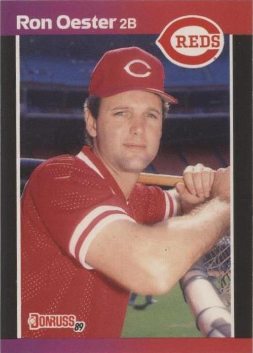 1989 Donruss - Ron Oester #553 *Denotes* on Back for sale online | eBay