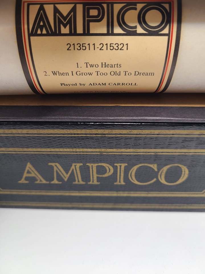 Ampico Piano Roll #213511–215321 – Two Hearts / When I Grow Too Old to ...