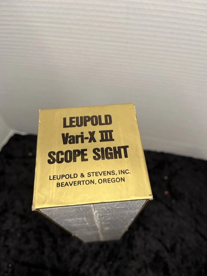 Leupold Vari-X III 3.5-10 AO Scope BOX Only w/ Inserts & Booklet ...