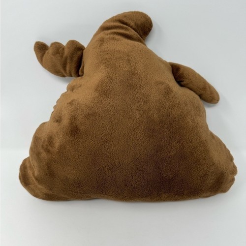 Poop Emoji Plush Pile of Poo 13” x 12” Stuffed Throw Pillow Smiley ...