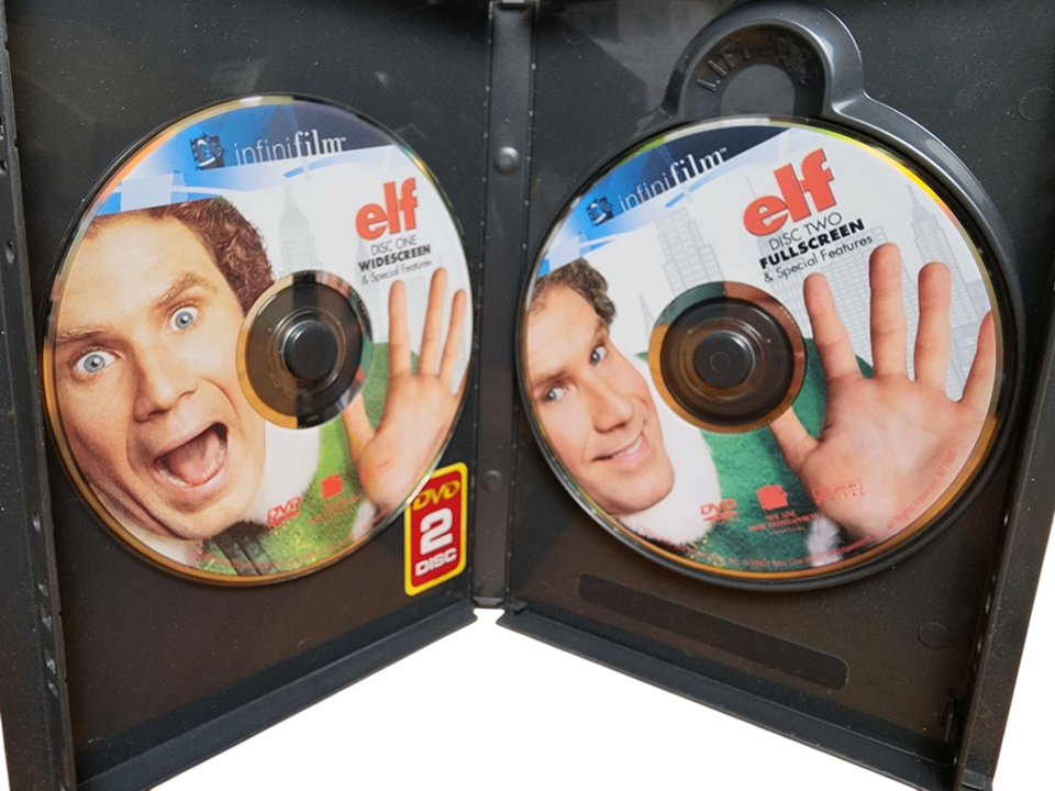 Elf DVD 2004 2-Disc Widescreen Comedy Will Ferrell James Caan | eBay
