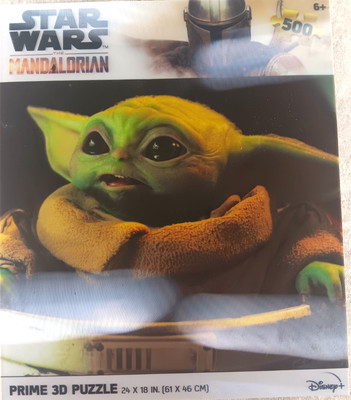 Star Wars Mandalorian Baby Yoda Prime 3D 500 Piece Jigsaw Puzzle ...