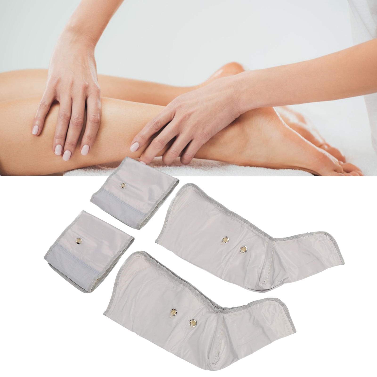 (EU Plug)Leg Massager 9 Modes 15 Minutes Timing Electric Leg Foot ...