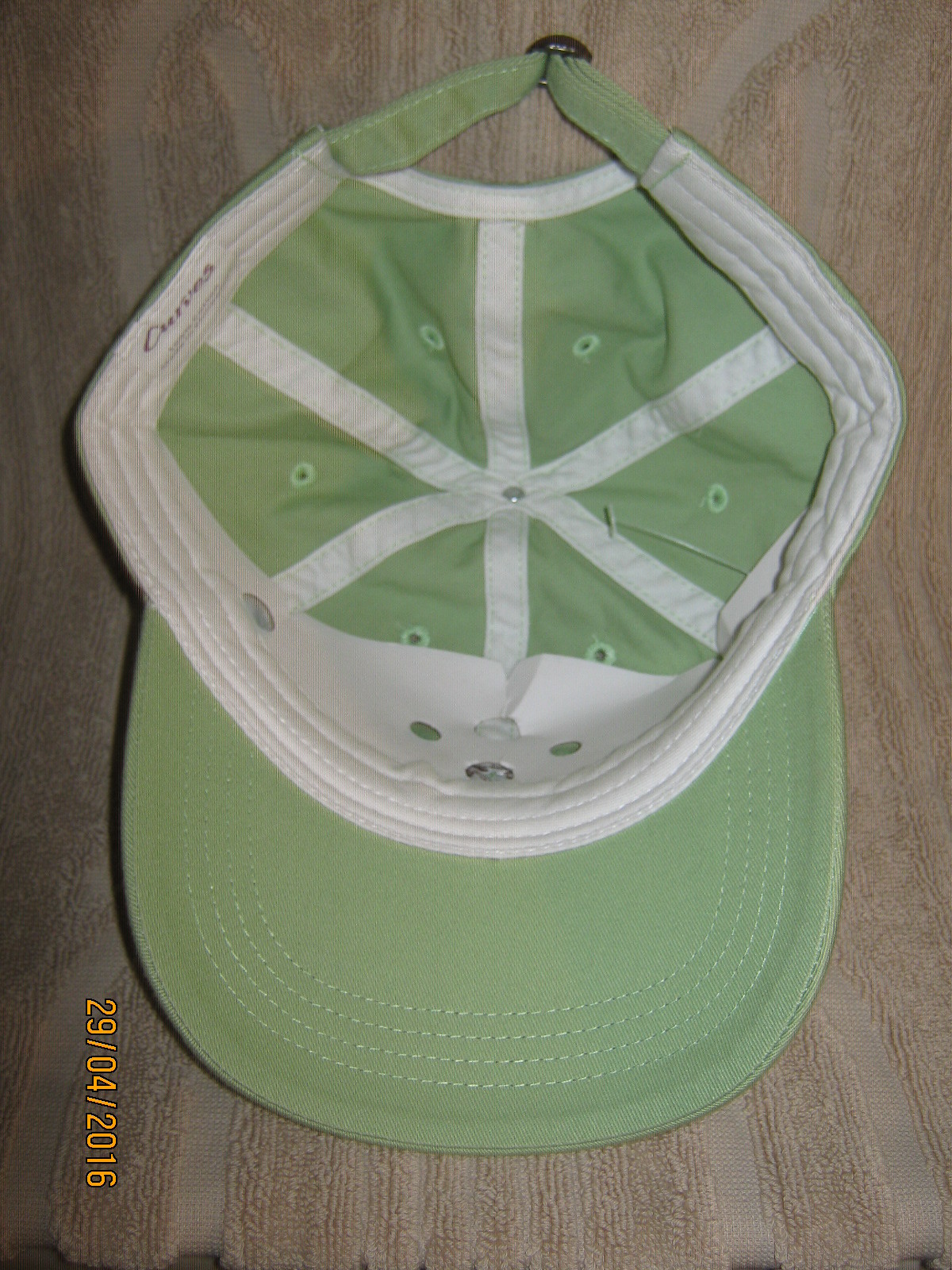 Curves Fitness Exercise CAP 100% Cotton (NEW) GREEN Coral ADULT Size | eBay