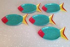 Set 5 New w/Tags Fish Shaped Ceramic Plates-Foreside Home & Garden | eBay