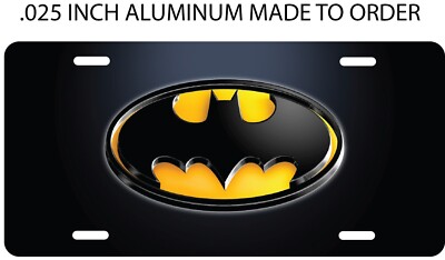 BATMAN LOGO LICENSE PLATE FRONT FOR AUTO 12X6 ALUMINUM NEW | eBay
