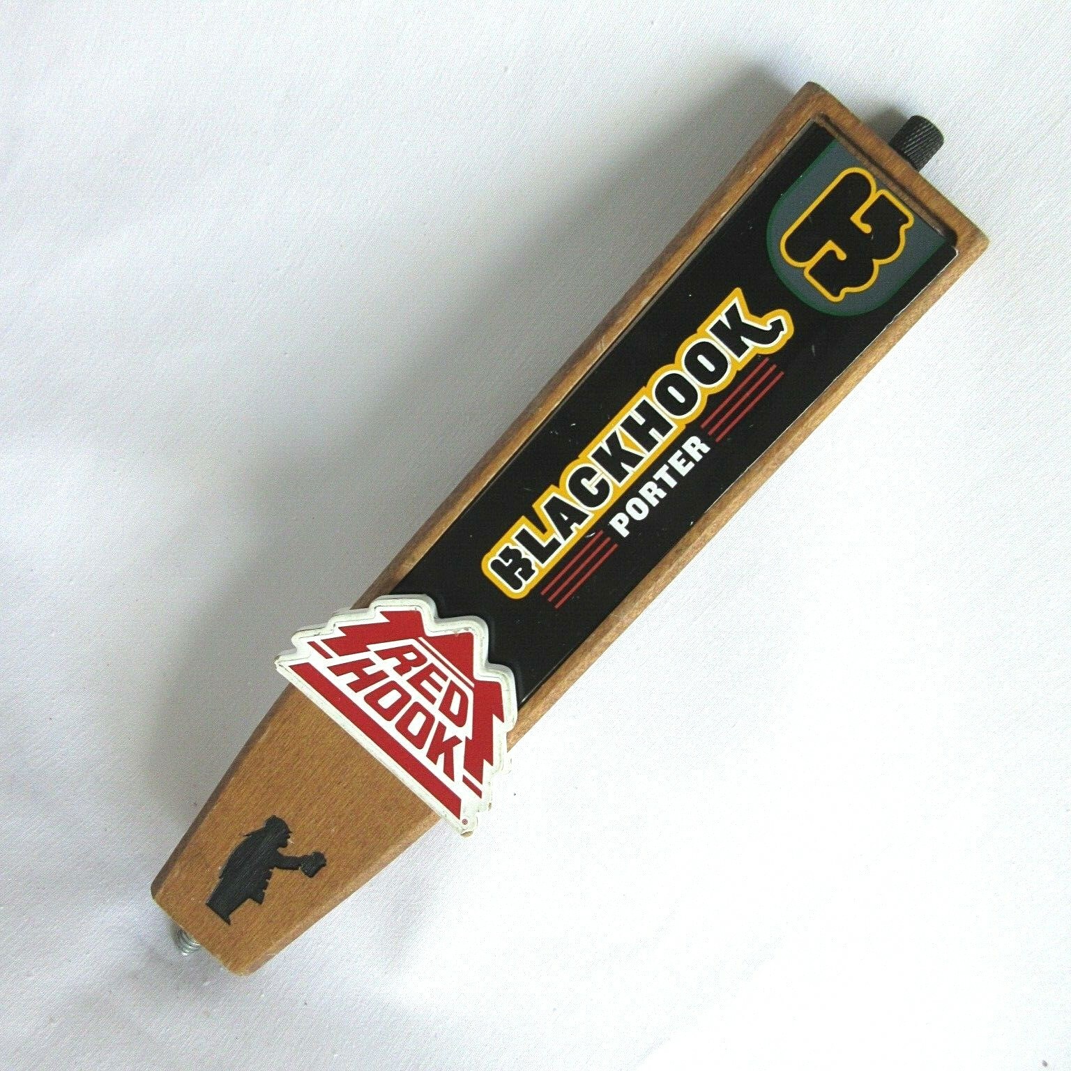 RED HOOK BLACK HOOK PORTER OFFICIAL BEER TAP HANDLE KNOB BREWERY NEAR ...