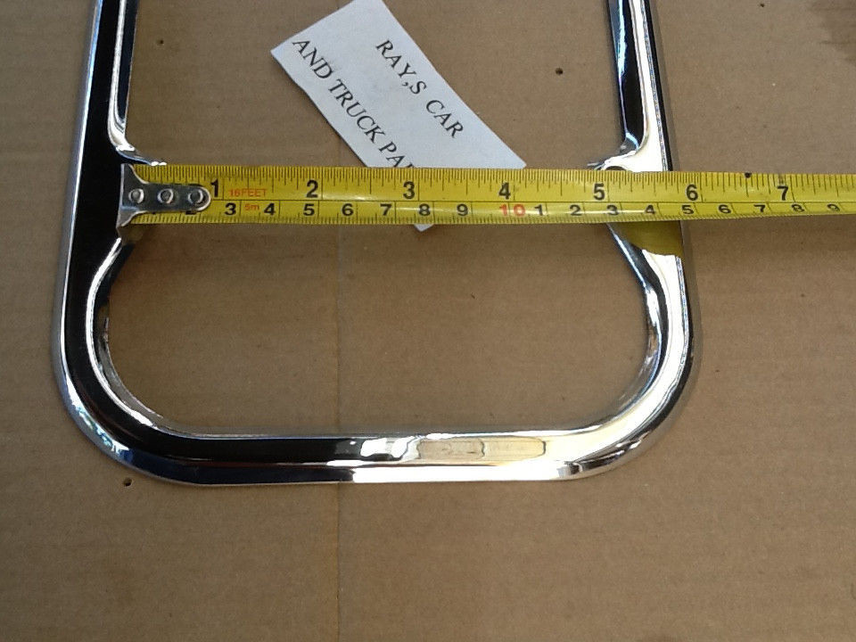 NEW PAIR 40 TO 55 CHROME METAL VINTAGE STYLE CALIFORNIA LICENSE PLATE ...