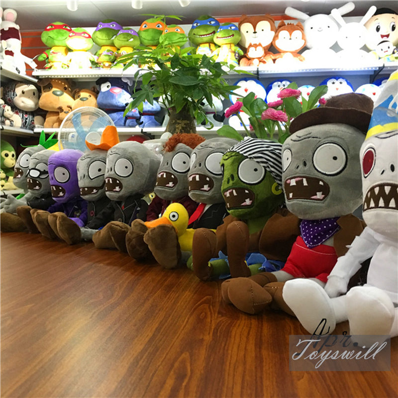 Plants vs Zombies 2 PVZ Figures Plush Baby Staff Toy Stuffed Soft Doll ...