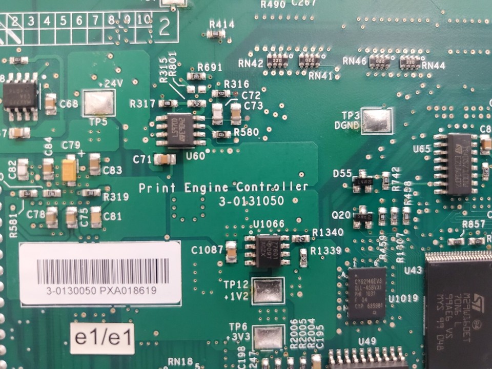 GUARANTEED! PRINT ENGINE CONTROL BOARD 3-0131050 PULLED FROM DOMINO ...