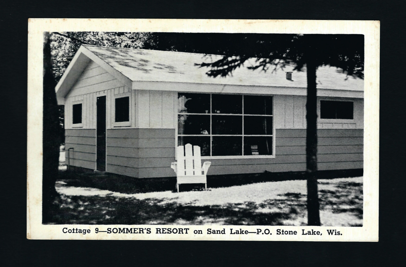 Stone Lake Wisconsin WI c1940s Sommers Resort Cottage 9 on Sand Lake | eBay