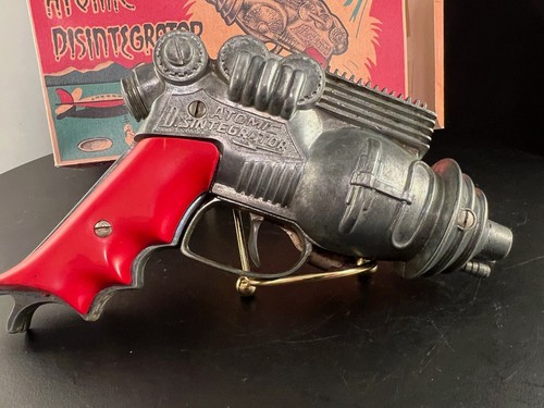 Vintage Hubley Atomic disintegrator Ray Gun / cap gun, Circa 1954 w/box ...
