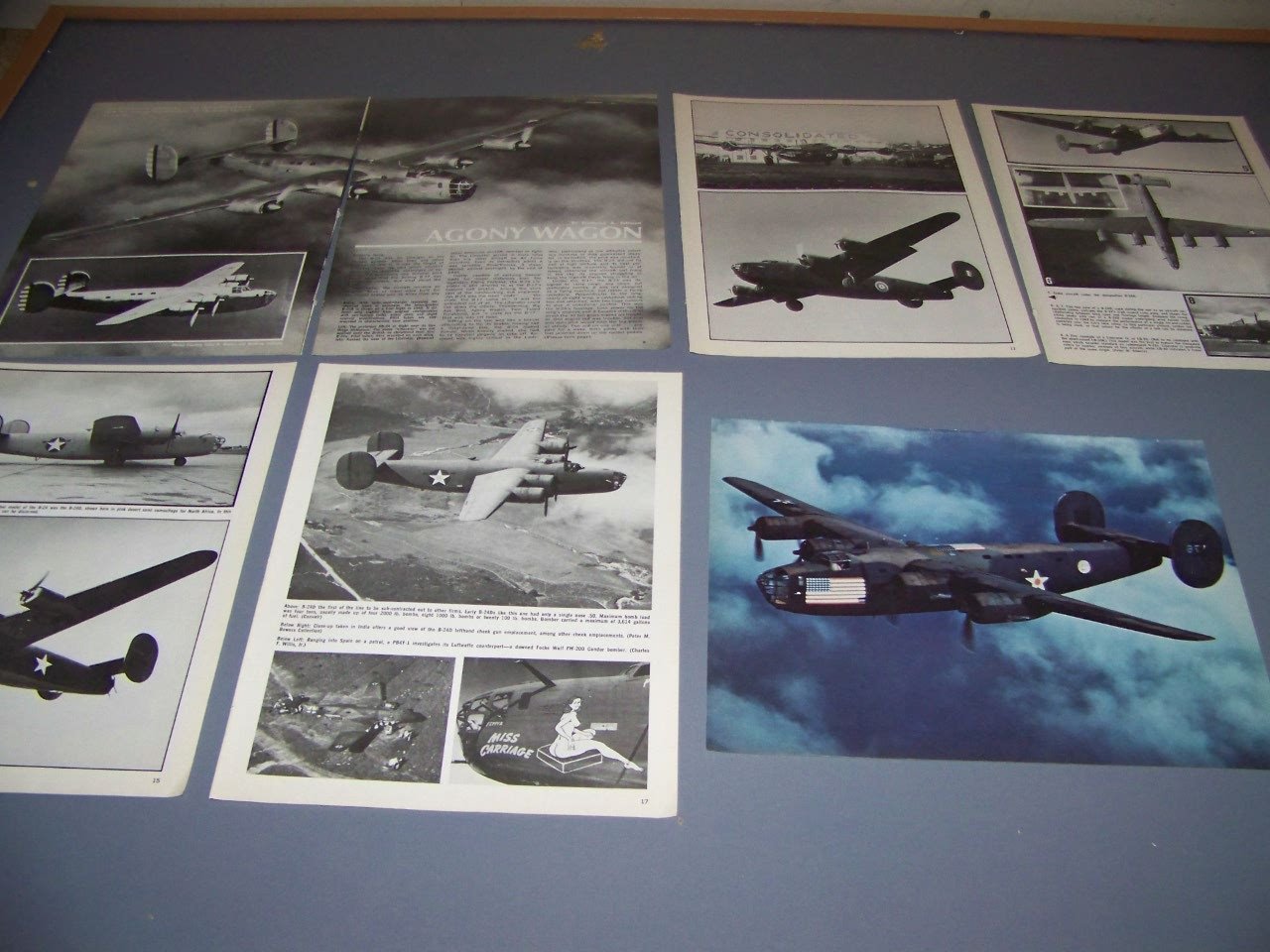 VINTAGE..CONSOLIDATED B-24 LIBERATOR..HISTORY/PHOTOS/VARIANTS..RARE ...