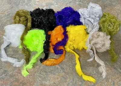 CHOCKLETT'S GAME CHANGER CHENILLE. FLY TYING MINI, MEDIUM GAMECHANGERS ...