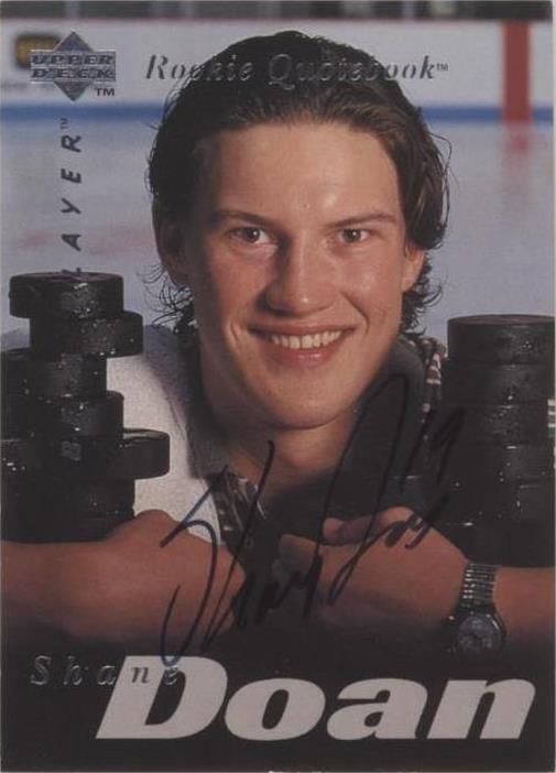 1995-96 Upper Deck Be a Player - Shane Doan #S172 Autographs (AU, RC ...