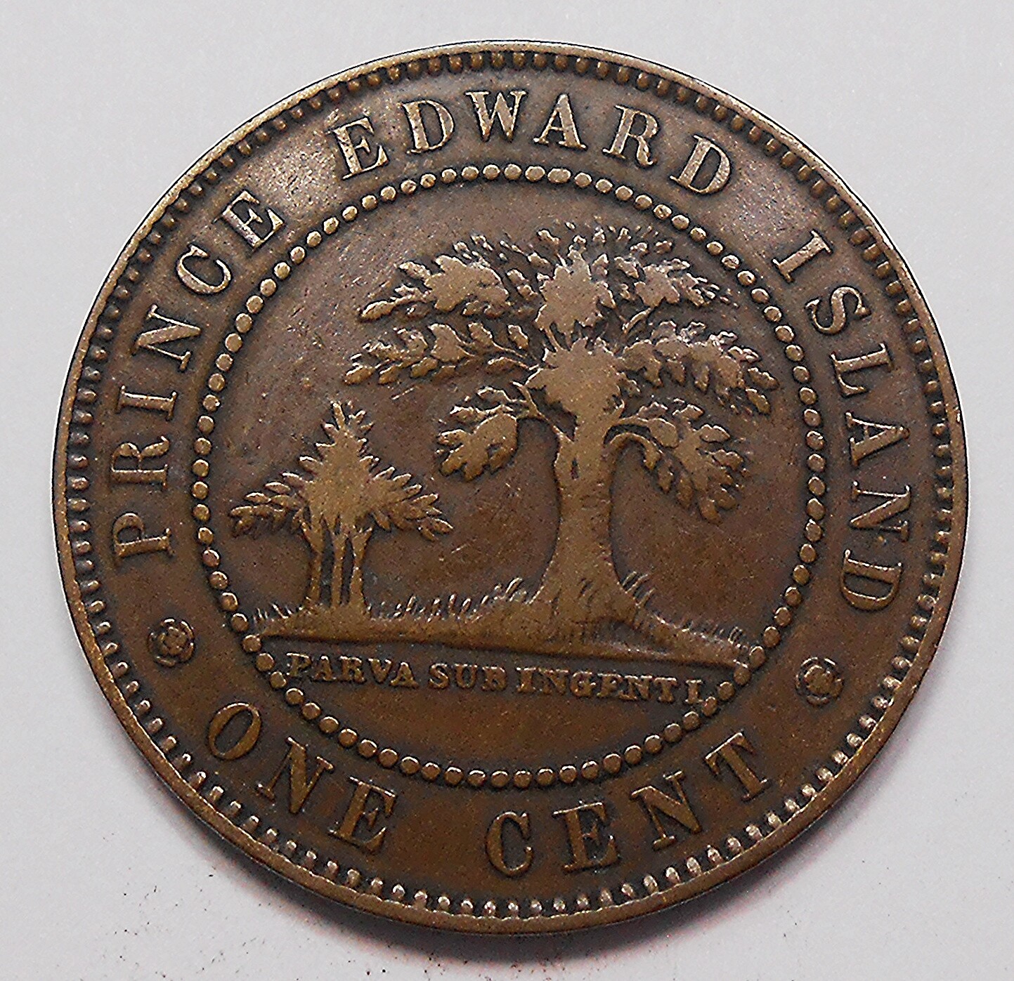 shop 1871 Prince Edward Island Large Cent F Nice KEY Queen Victoria ...