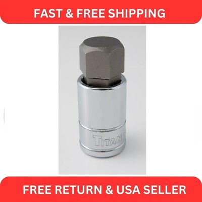 Titan 15622 1/2-Inch Drive x 22mm Hex Bit Socket - 22 mm | eBay