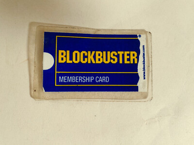 Blockbuster Video Membership Card 2008 | eBay