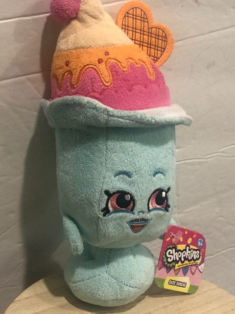 Shopkins Stuffed Animal Suzie Sundae Plush Mini 8” Ice Cream D1 for ...