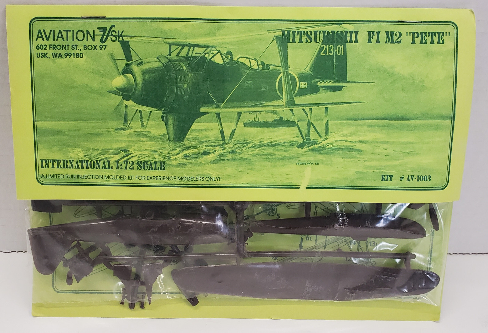 Aviation USK Mitsubishi F1 M2 PETE 1:72 Scale Model Aircraft Kit # ...