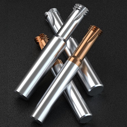 Carbide 3/4 Flute Endmill TiCN Coated CNC Thread Milling Cutter 5/16 1/ ...