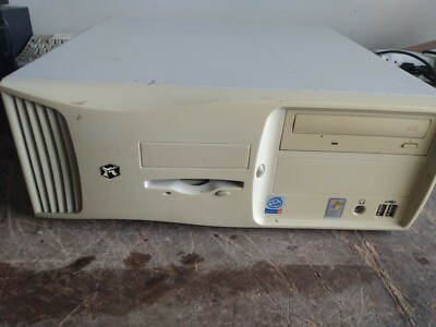 VINTAGE GATEWAY INTEL PENTIUM 4 DESKTOP COMPUTER HARD DRIVE 40GB MEMORY ...