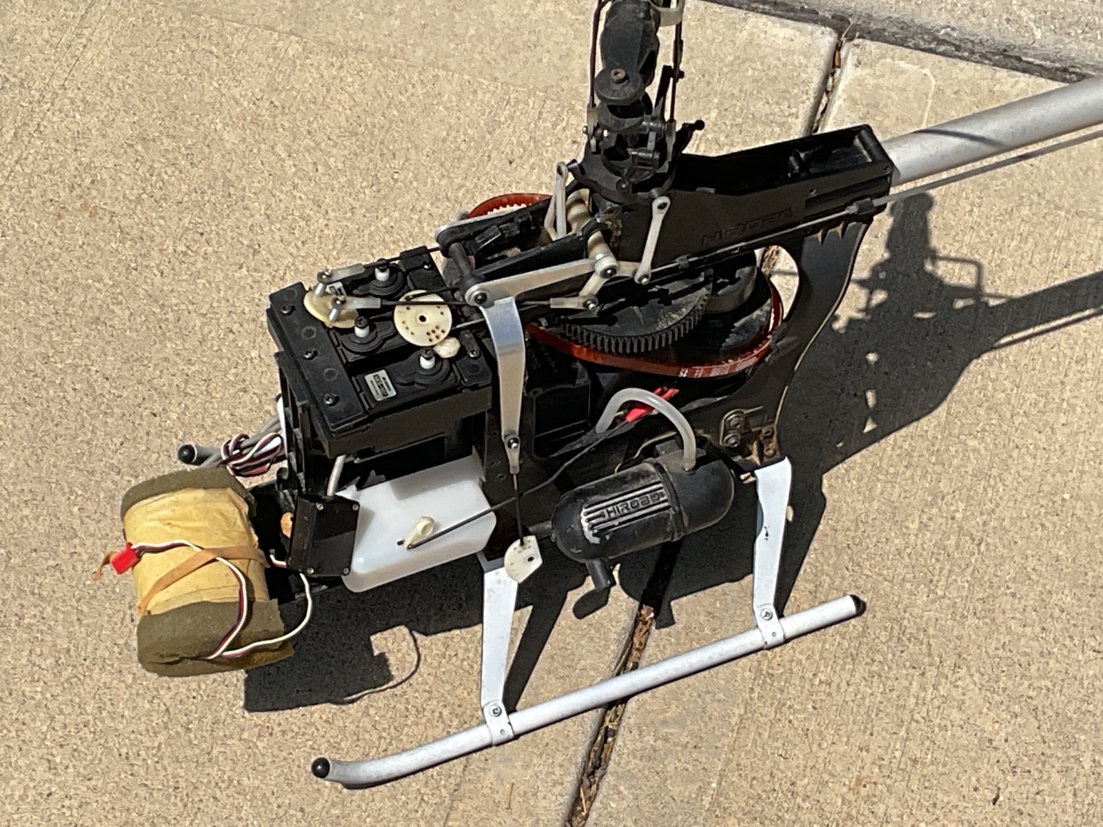 Vintage Hirobo Shuttle Nitro RC Helicopter With O.S. Max 28F Engine 🚁 ...
