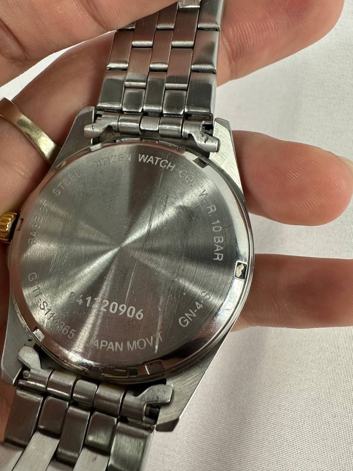 Citizen G111-S114365 Quartz Blue Dial Two-tone Men's Watch | eBay