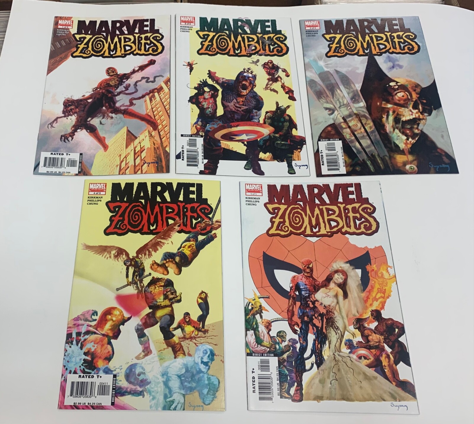 Marvel Zombies #1-5 Complete Set Marvel Comics NM | eBay