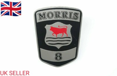 Morris 8 Enamel Automobile Motor Car Enamel Radiator Grill Front Badge ...
