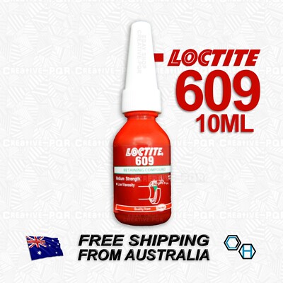 Loctite 609 Retaining Compound Cylindrical bonding Adhesive 10ml ...