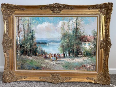 Original Oil Painting Willi Bauer Signed and Nice Framed | eBay