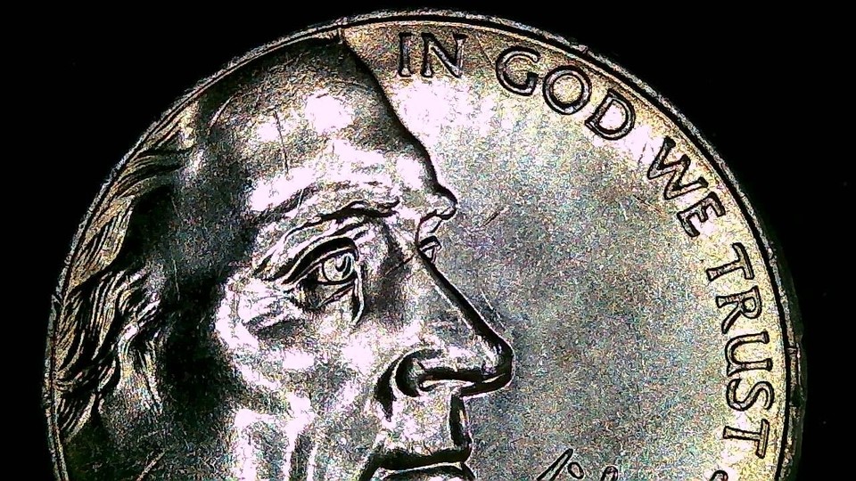 2005 D Jefferson Nickel Speared Buffalo From A BU Roll | eBay