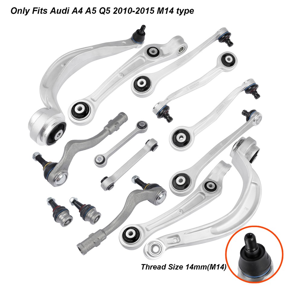Front Control Arm (14PCS) For 2011-2016 Audi A4 A5 S4 S5 Q5 Quattro ...