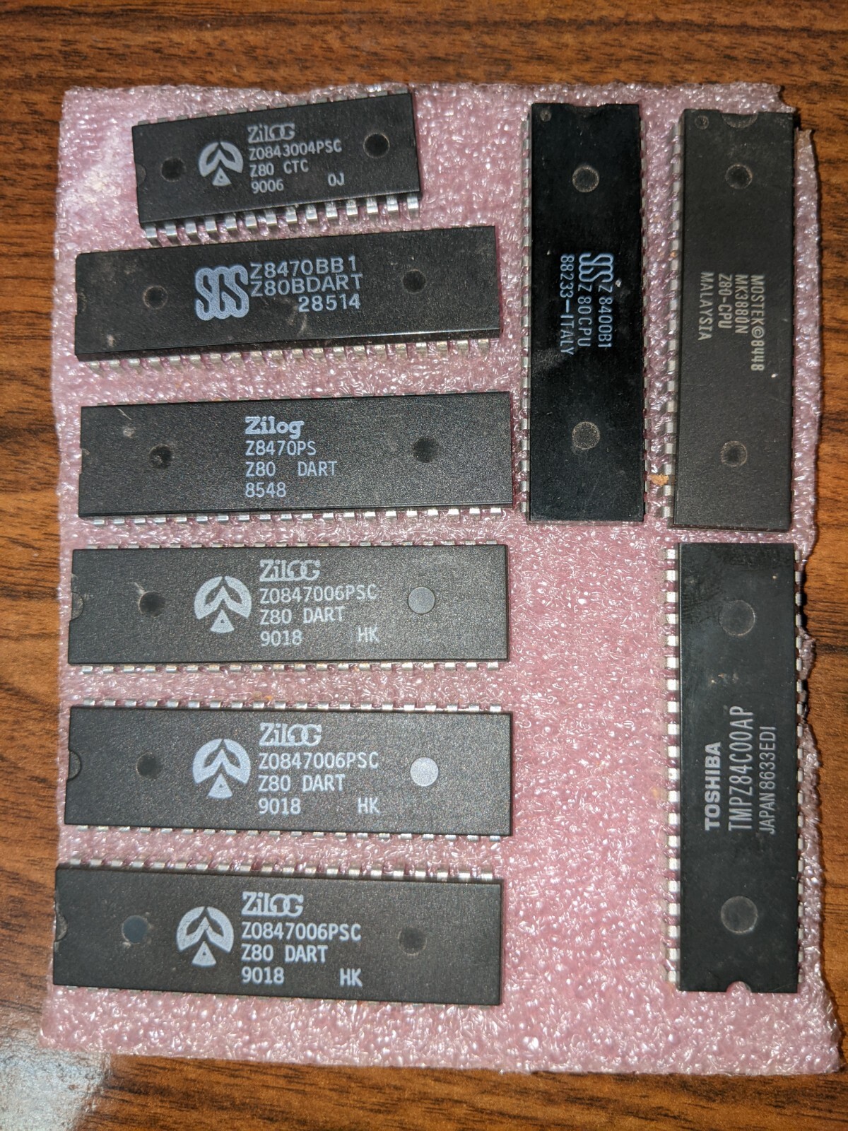 9x zilog z80 cpu DART CTC used as is | eBay