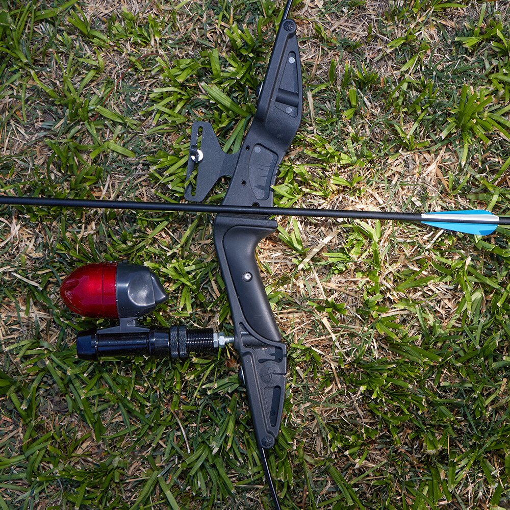 52" Archery Bowfishing Recurve Bow Kit Fishing Arrow Reel Recurve Bow ...