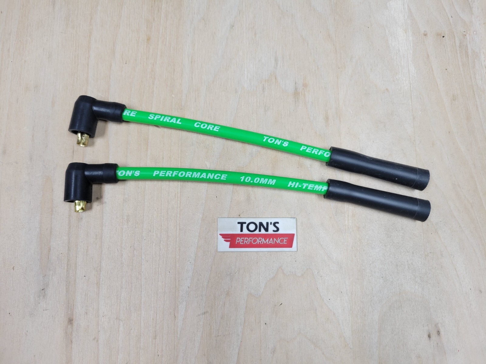 Ton's Lime 10mm Spark Plug Wires Harley 95-03 Sportster XL for Coil ...